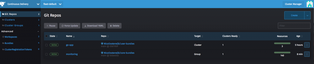 Setting up Fleet - Continuous Delivery with Rancher